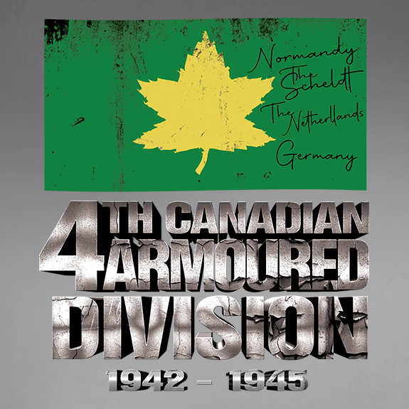 4th Canadian Armoured Divison World War 2 Canadian Military Decal ...