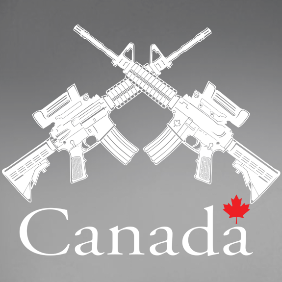 Crossed Rifles CANADA Decal 4506093289506 – Canada For Victory