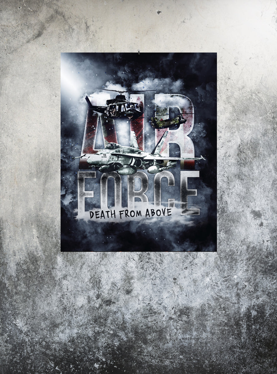 Air Force Death From Above Poster 1357701644330 – Canada For Victory