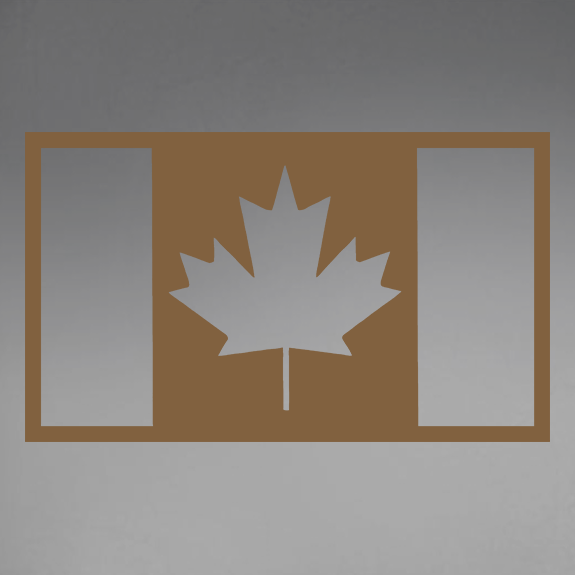 Military Flag (Coyote Brown) Window Decal 4507316584482 – Canada For ...